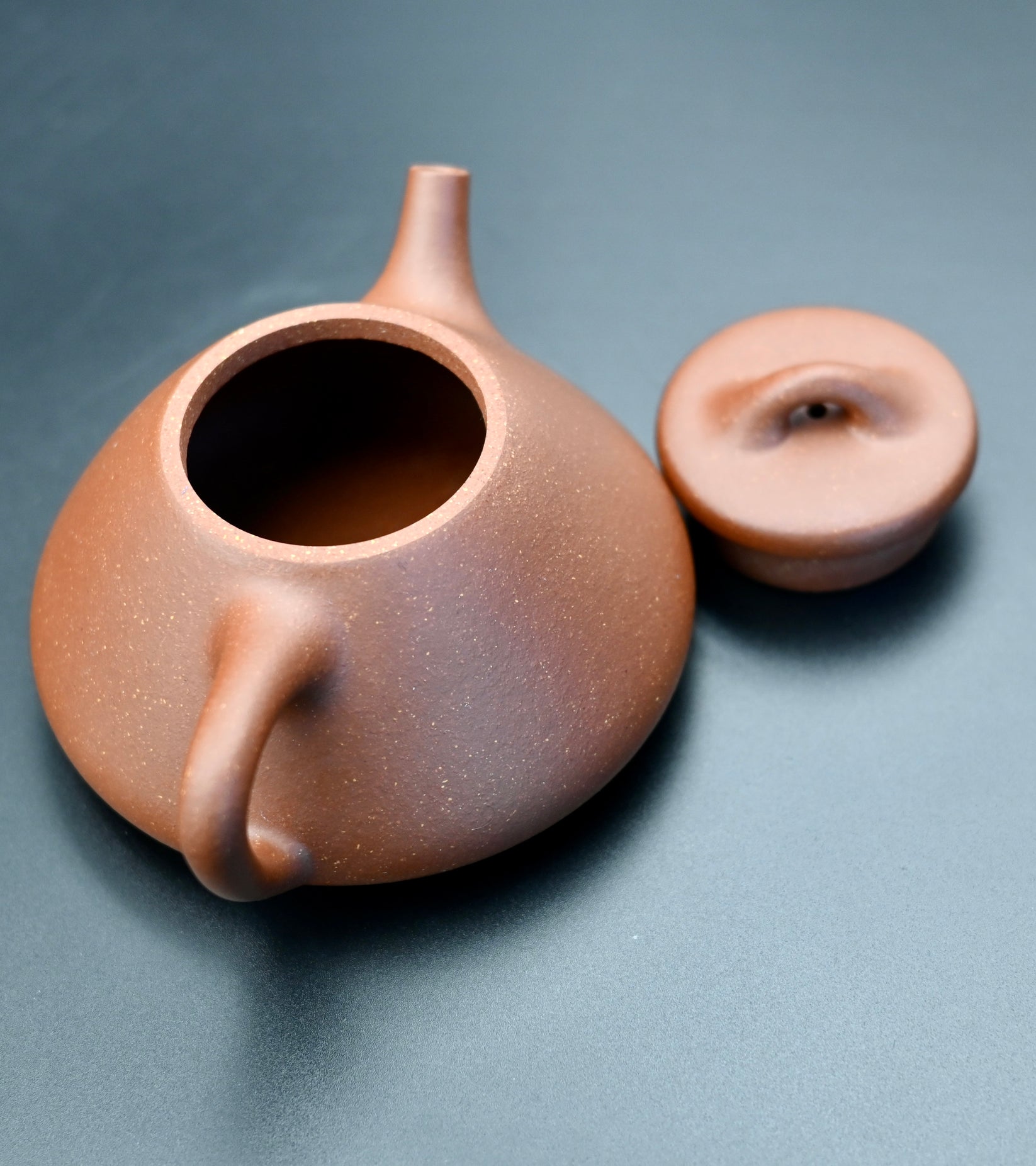 Yixing Purple Clay Teapot Zhuni Duan Half-Handmade Shipiao Style Teapo ...