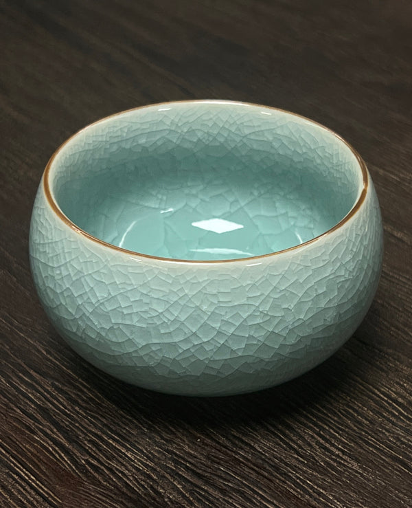 Ru Ware Ice-Cracks Tea Cup Ru Kiln Crackles Arhat Teacup – saanwustudio