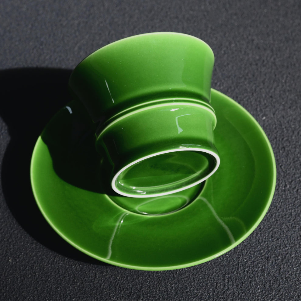 Handcrafted Jade Green Bamboo Coffee/Tea Cup – saanwustudio
